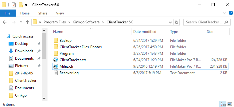 ClientTracker Manual